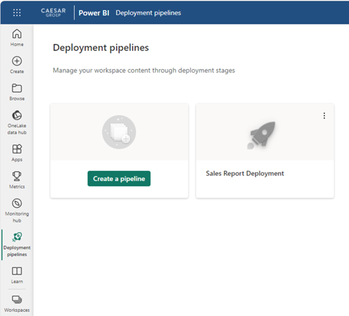 Power BI-deployment pipelines Power BI-deployment pipelines